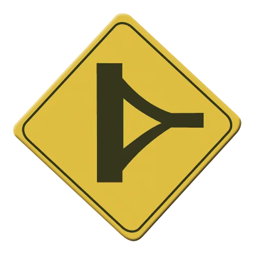 SEÑAL SP-13 (INTERSECCIÓN EN DELTA) | CCVIAL